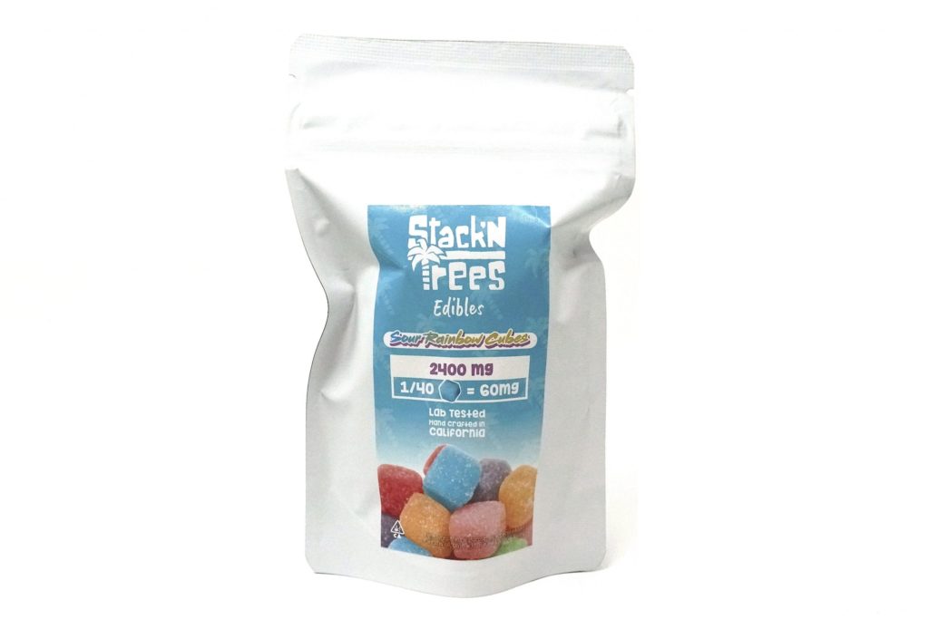 Sour Rainbow Cubes 2400mg - Kroniccandy.com